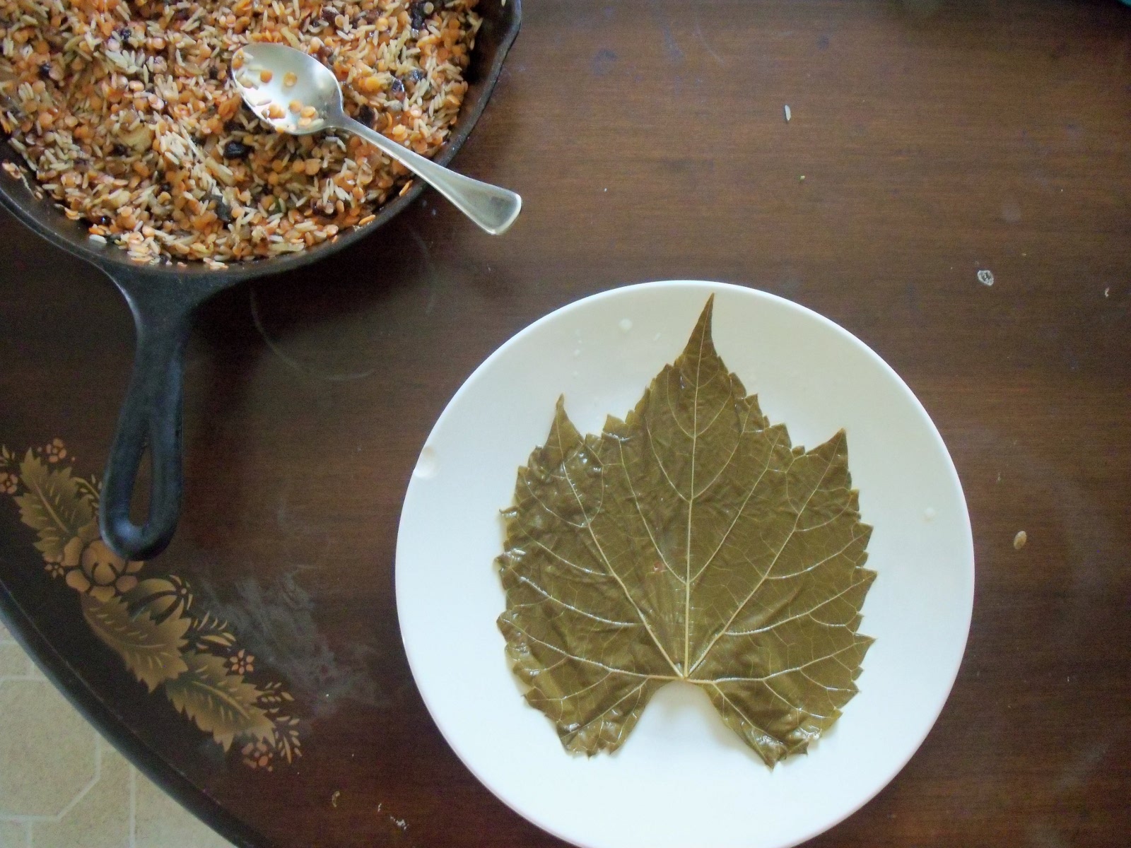 Extra Happy Theory: Stuffed Grape Leaves