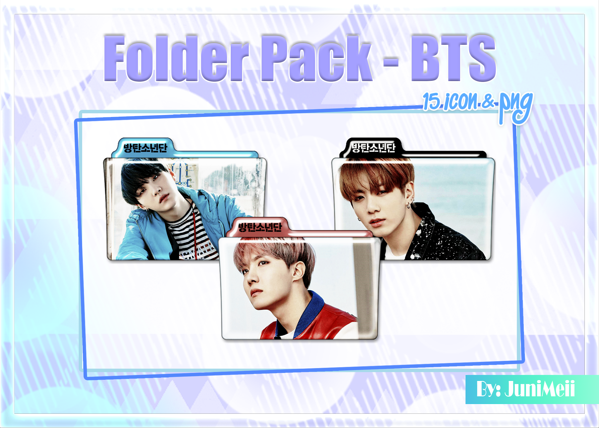 Personaliza tu PC: Bangtan Boys - BTS {Folder Icon Pack} - OO5