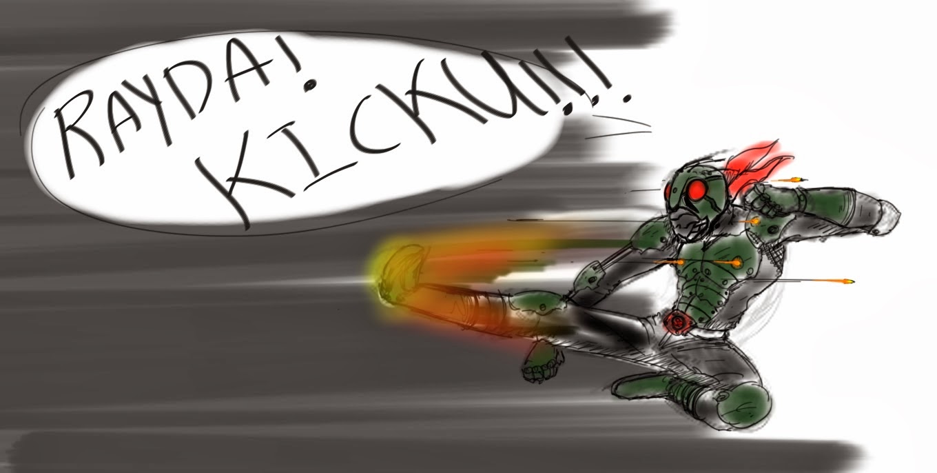 My Progress, Portfolio, Game, Concept Art and Animation: Kamen Rider ...