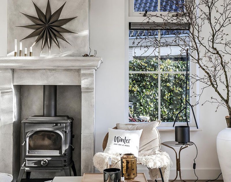 A Dutch home with cozy decoration and festive spirit