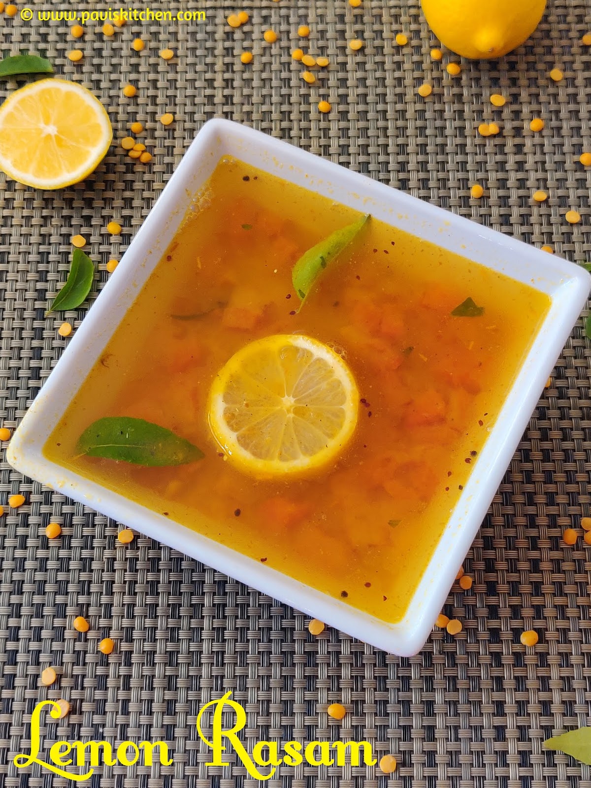 Lemon rasam recipe | Lemon Dal Rasam | Elumichai rasam | Nimbu rasam ...