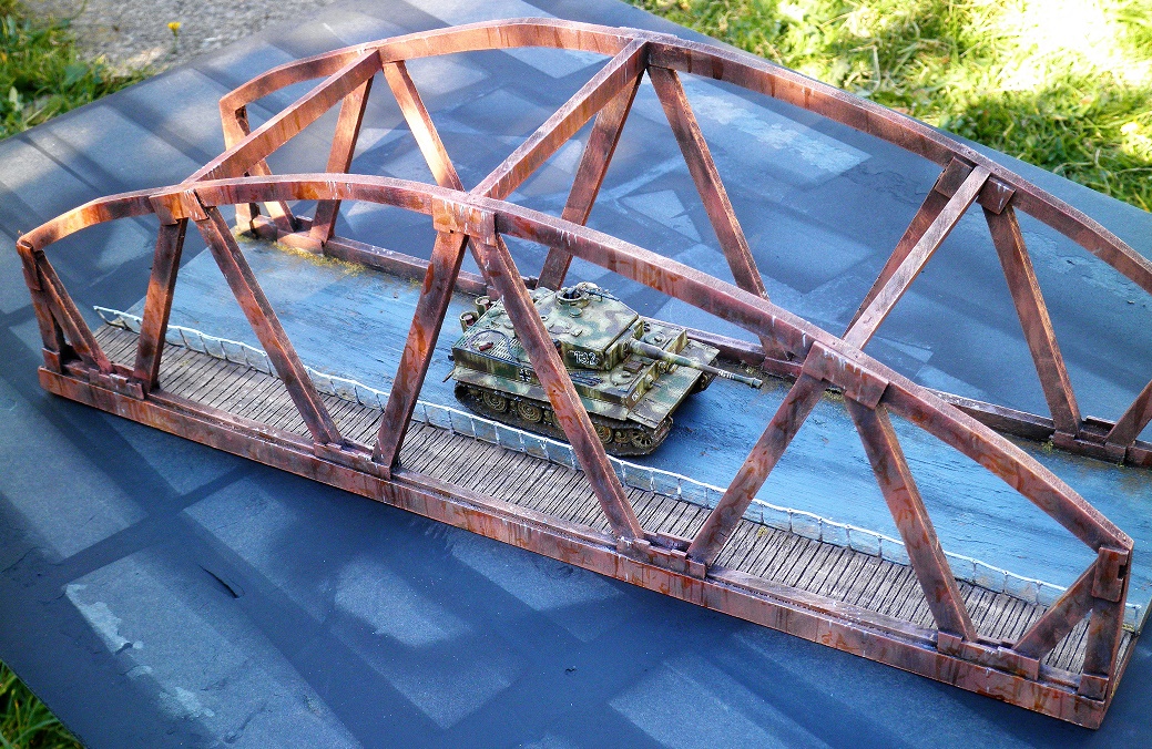 JOHN BOND's WARGAMING STUFF: SCRATCH BUILT MDF BOX GIRDER BRIDGE