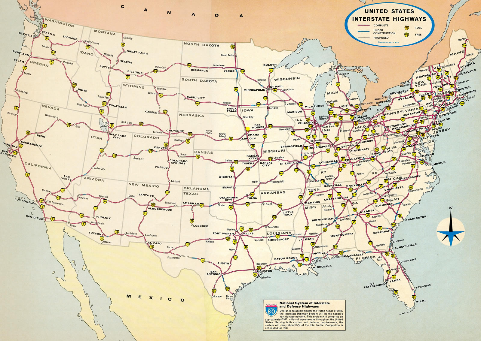 Us Map With Roads And Highways us-map-with-roads-and-highways