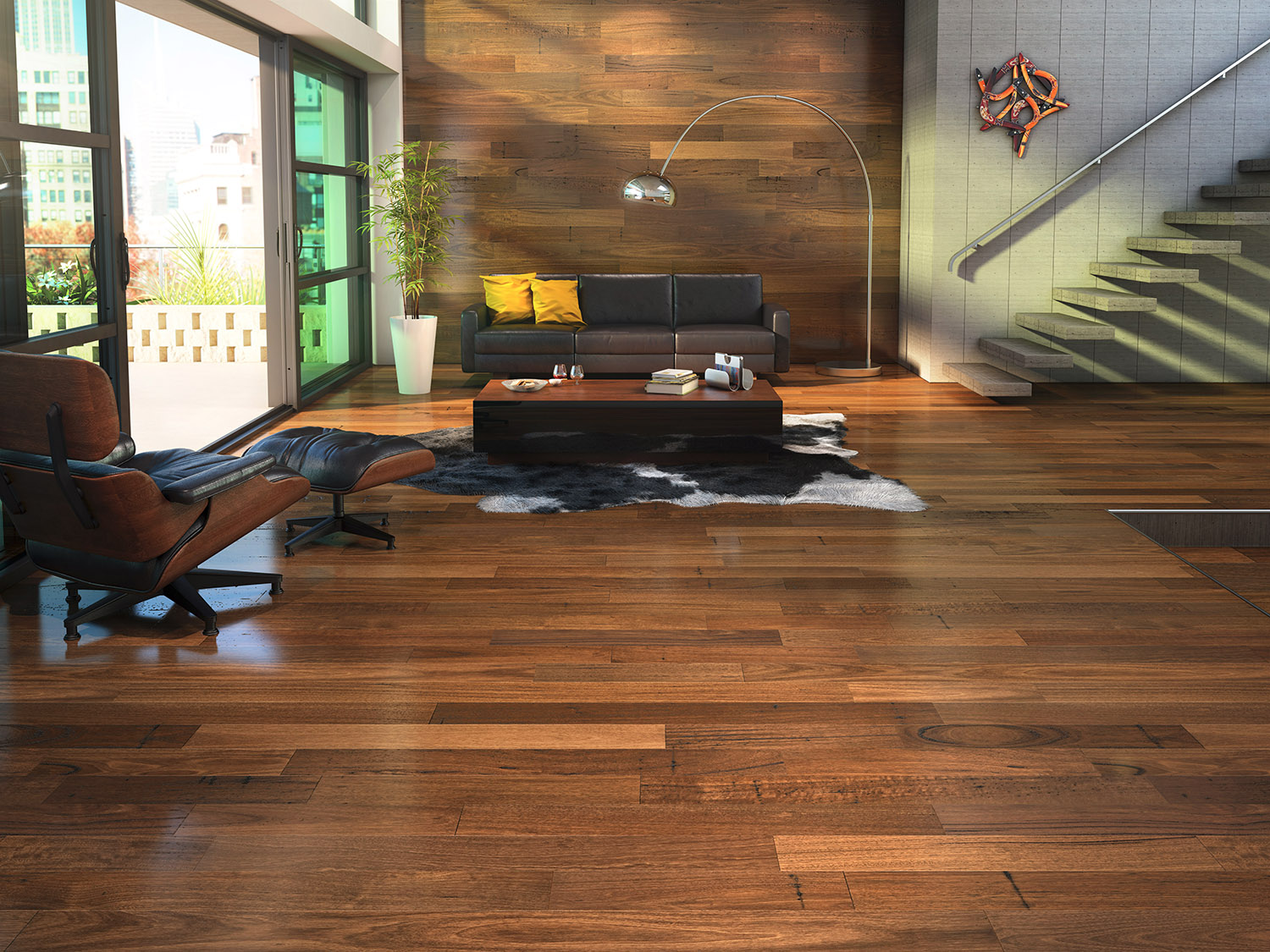 70 Inspirasi Lantai Kayu, Ciptakan Kesan Hangat pada Interior - Rumahku ...