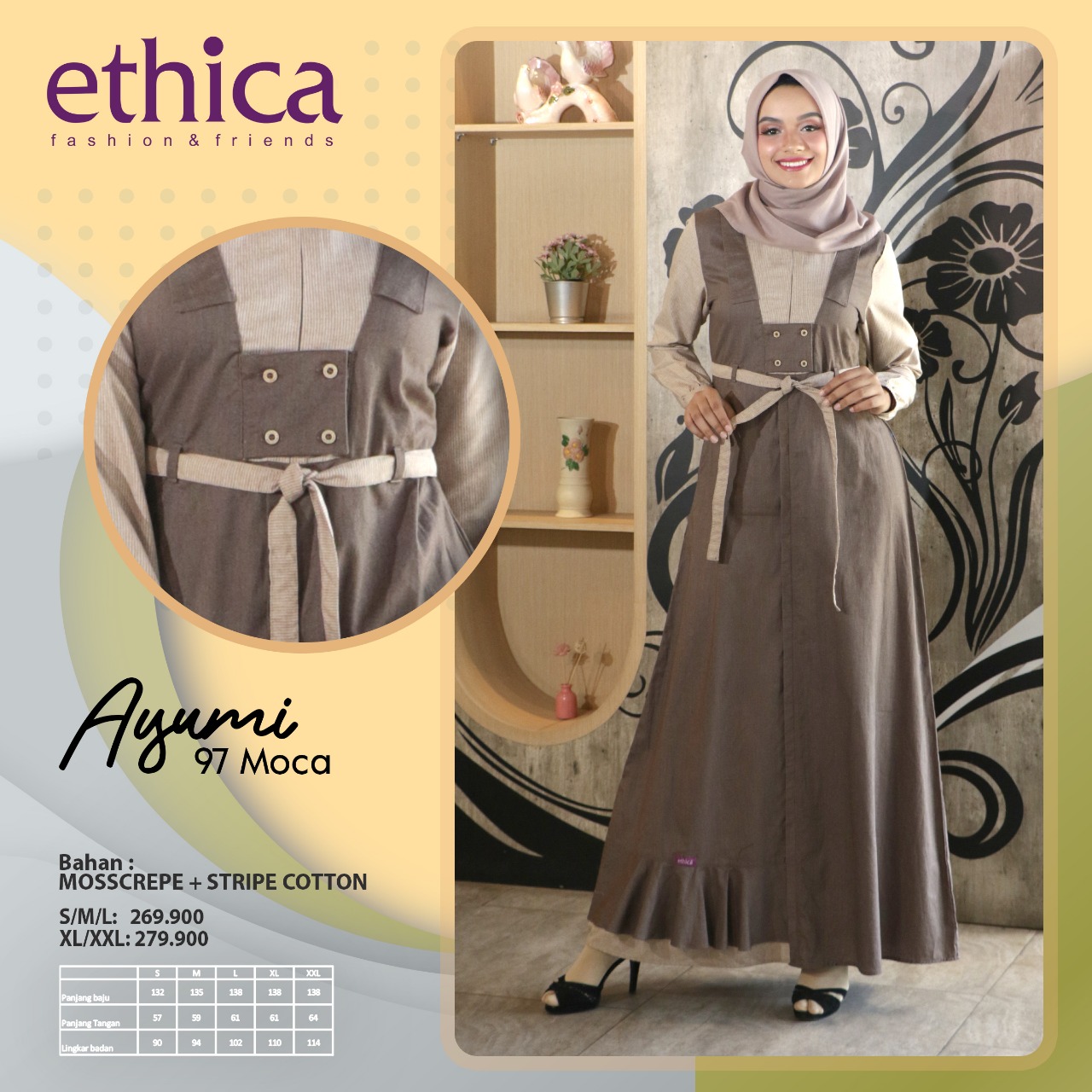 KOLEKSI GAMIS ETHICA TERBARU AYUMI 97