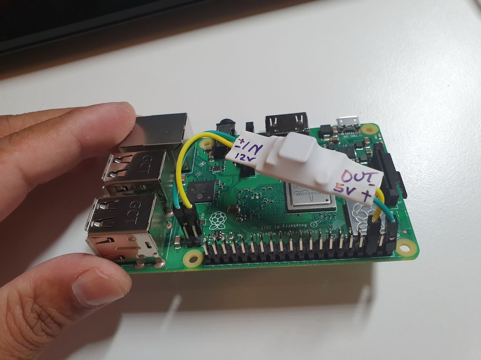 Albert: Poor man's PoE for Raspberry pi-3/4 under ~$2