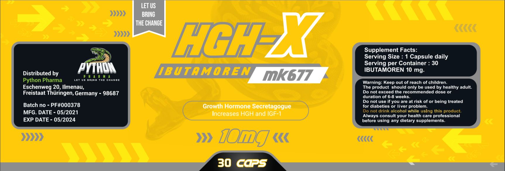 Python Pharma Sarms - NCRFS