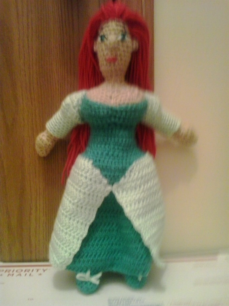 Crochet Fanatic: ARIEL THE LITTLE MERMAID (UPDATED)