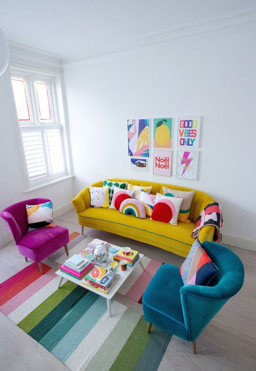 CASA DECORADAH: TOP 10 - 10 Inspirações de Salas Coloridas Que Deixam o ...