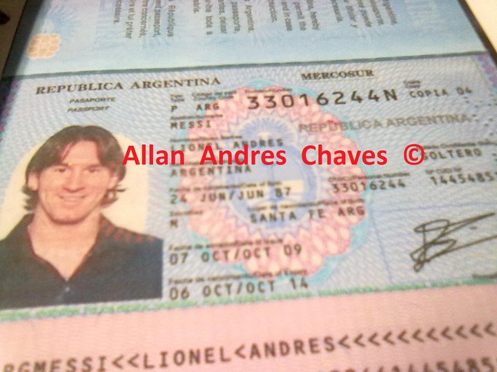 Sólo Fútbol Tv: El pasaporte de Messi, al descubierto