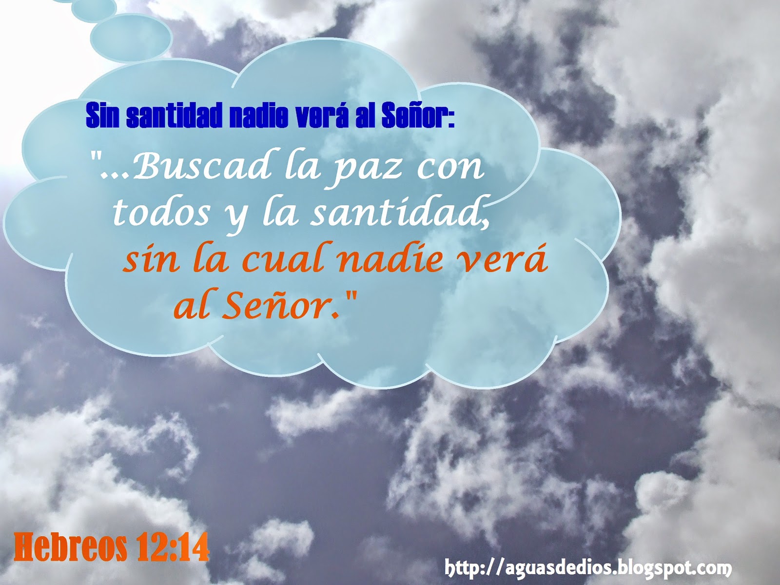 Compartamos la Palabra de Elohim: Buscad la paz con todos y la santidad ...