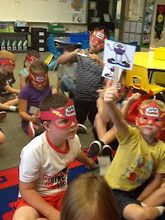 Ms. White's Kiddos: Super Sentence Hero's and Working on Writing Stamina