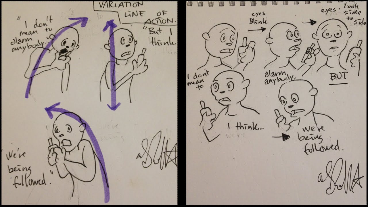 MA Digital Character Animation - Kristian Egge: Lipsync on paper, key ...