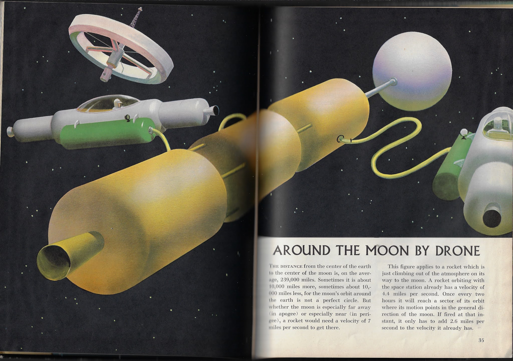 Dreams of Space - Books and Ephemera: Space Stations (1958)