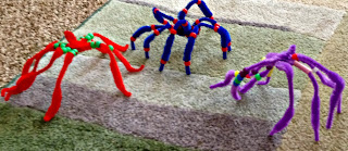 Time for Play: Pipe Cleaner Spiders
