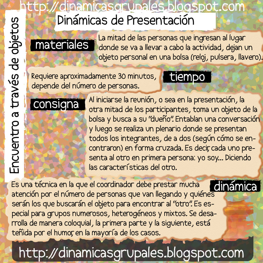 Dinámicas Grupales, Dinámicas de Grupo, Juegos Grupales