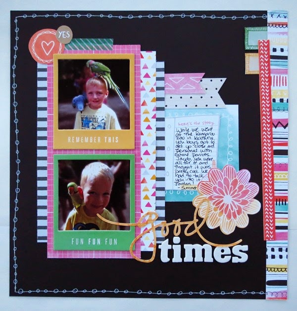 My Creative Scrapbook: Step by Step Layout Tutorial by Brenda Cazes
