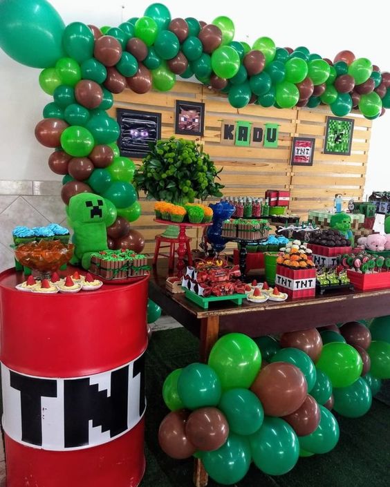50 ideas para fiesta Minecraft
