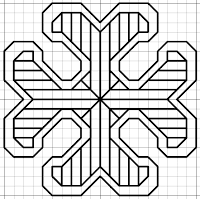 Imaginesque: Blackwork Cross Motif/Fill Pattern