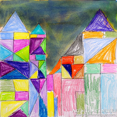 Paul Klee Castles (2nd) | Art with Mrs. Nguyen