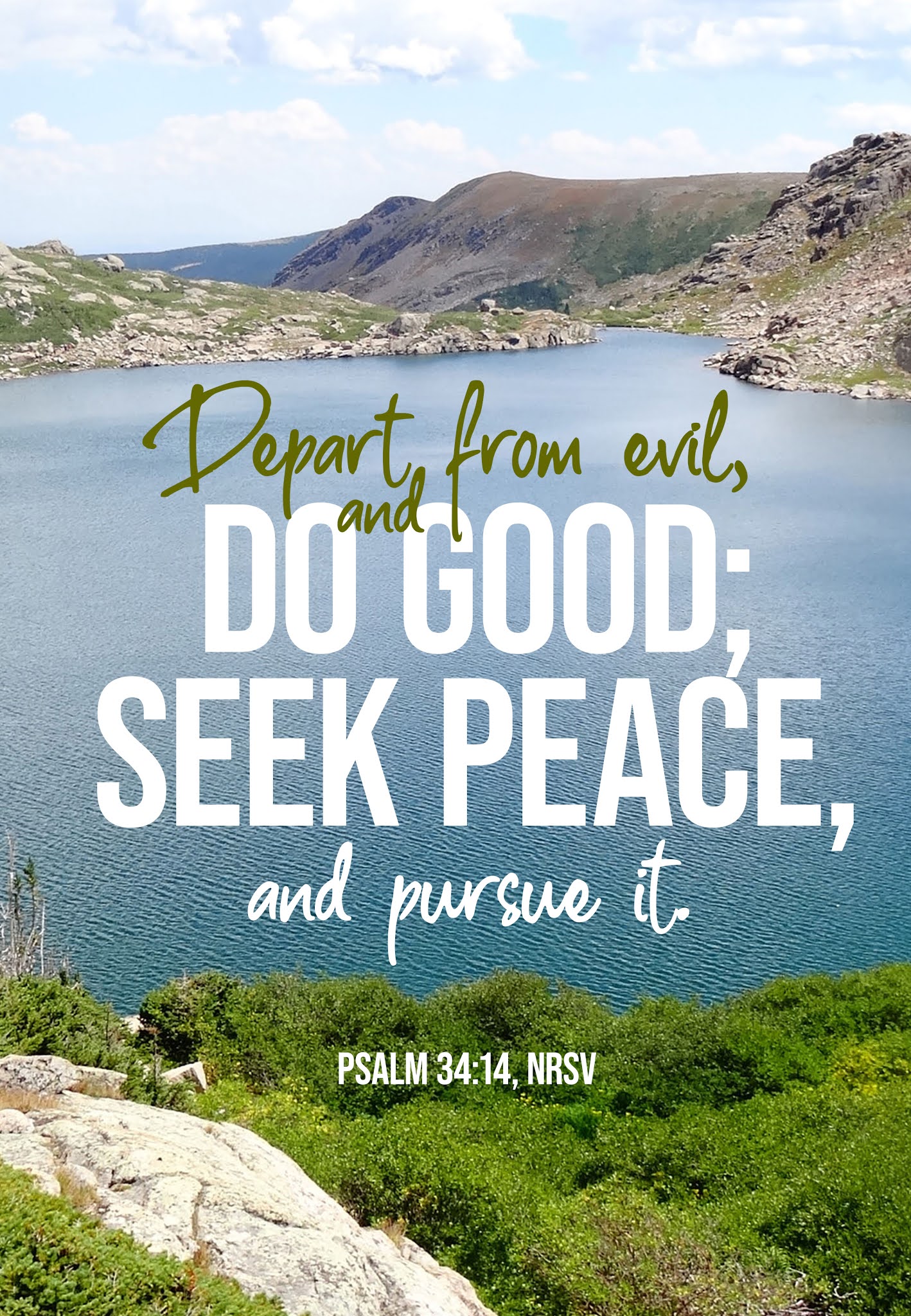 Eastridge Daily Devotion: Do Good; Seek Peace, and Pursue it