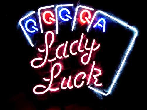 Wiki Neon Sign Blog: LADY LUCK BEER BAR CLUB NEON LIGHT SIGN (16" X 14 ...