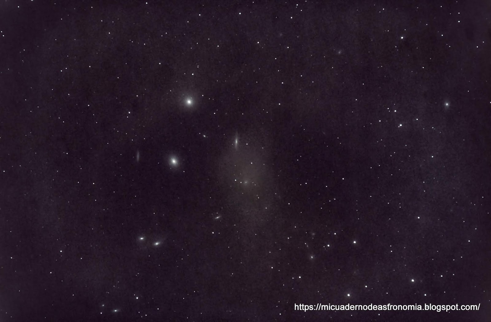 Mi cuaderno de Astronomia : MESSIER 86 O M-86