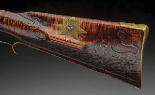 Contemporary Makers: "Lion and Lamb" Moravian Flintlock Rifle ...