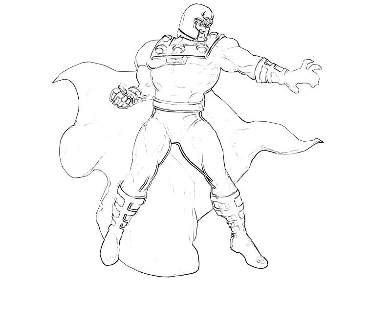Magneto Marvel Coloring Pages