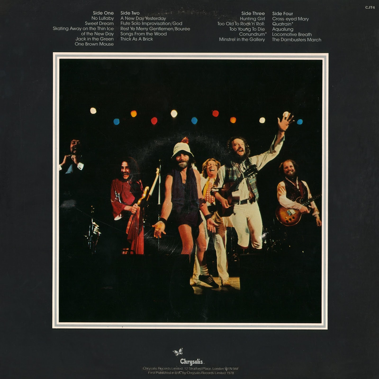 1978 Live - Bursting Out - Jethro Tull - Rockronología