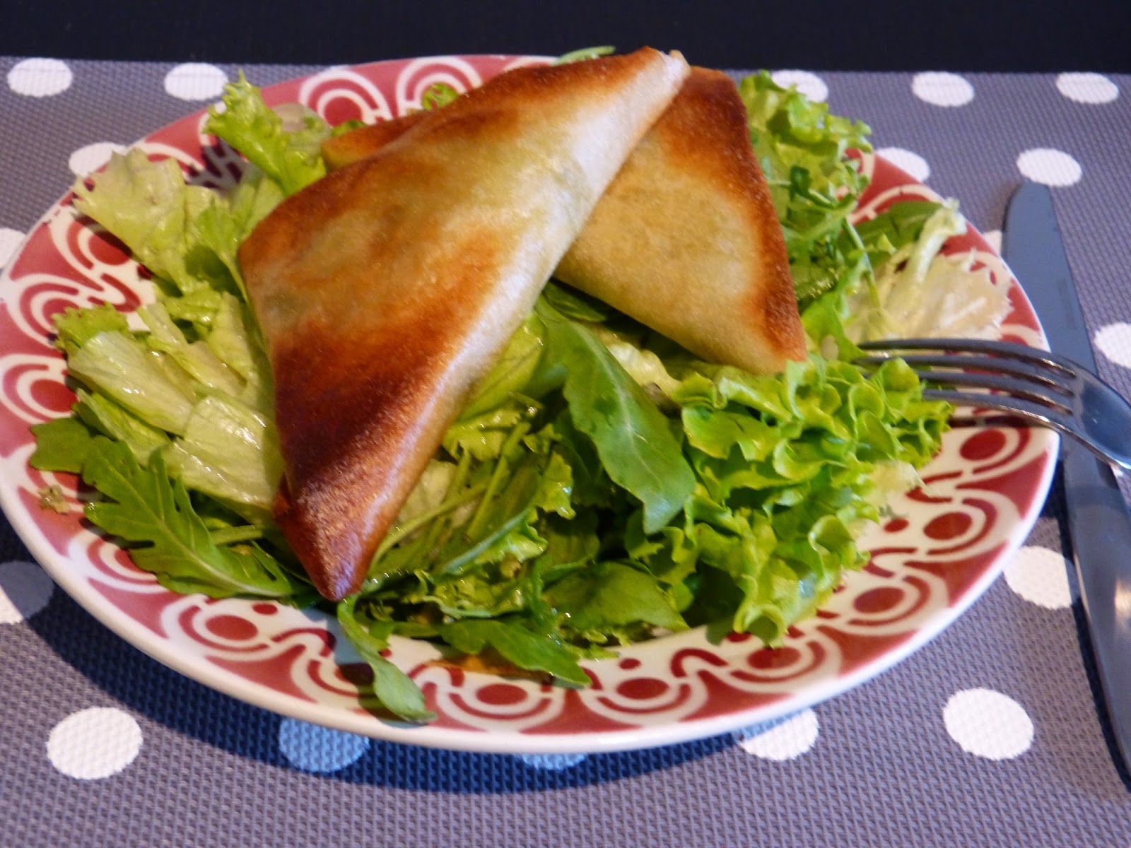 Mamzelle Cuisine: Brick au poulet et courgette