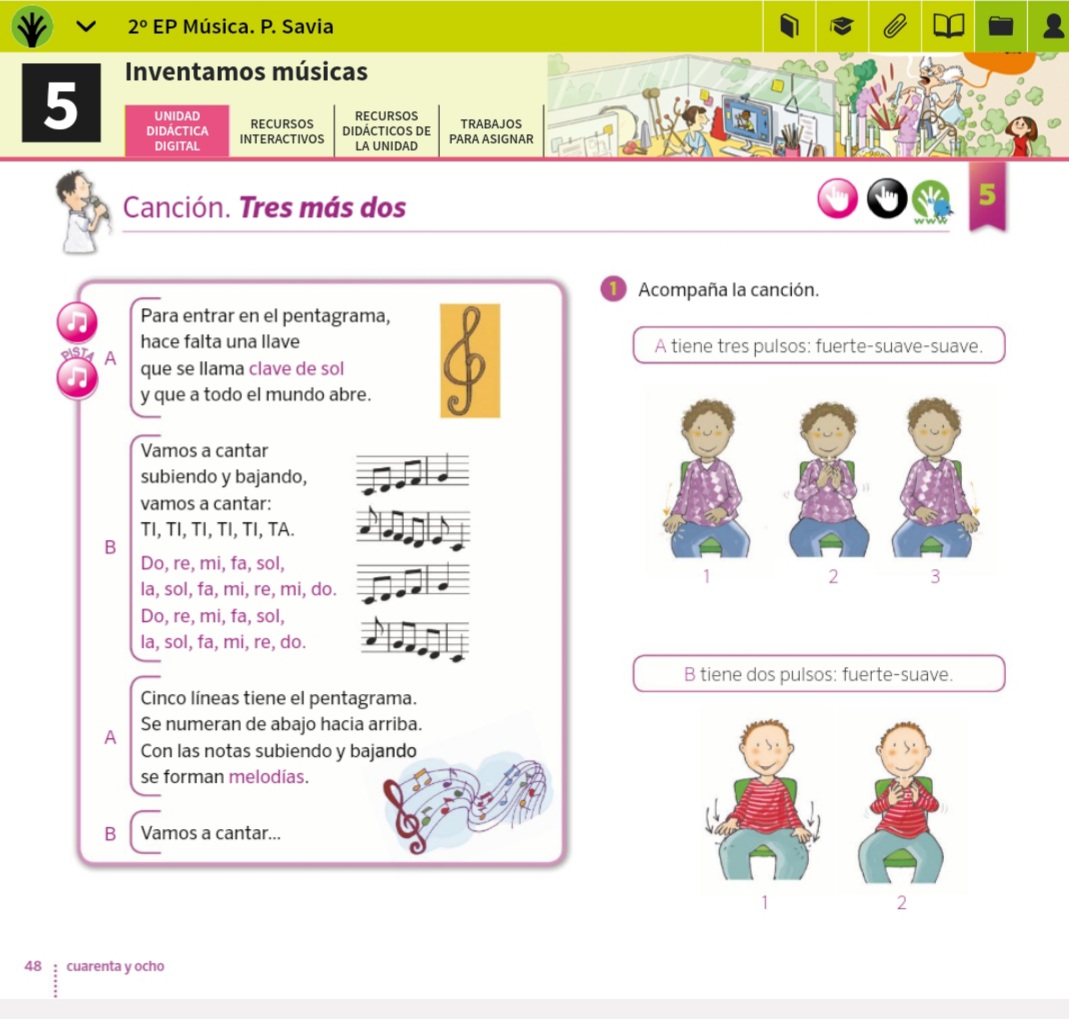 ¡Segundo sigue aprendiendo!: TAREAS DE MÚSICA