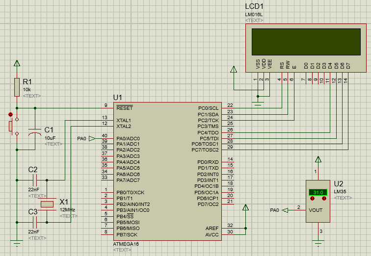 Simulasi Thermometer Digital Berbasis ATmega16 ~ Kumpulan Simulasi ...