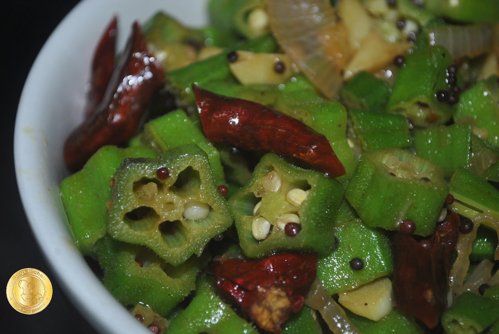 PATYSKITCHEN: FRIED OKRA INDIA STYLE/SUKHI BHINDI/BENDI GORENG ALA INDIA