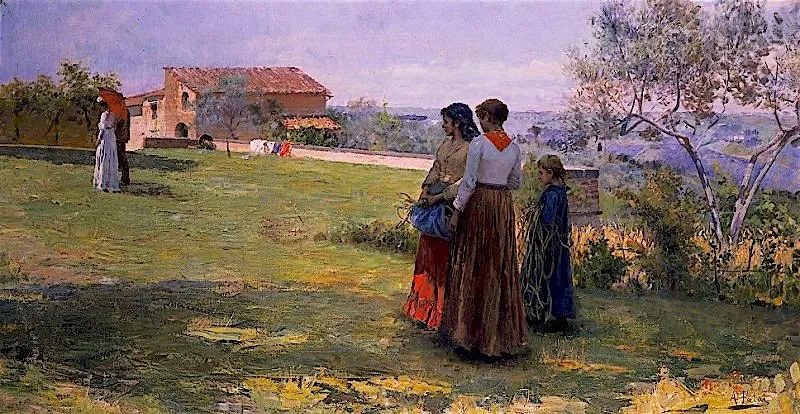 Arturo Faldi (1856-1911) Macchiaioli painter | Tutt'Art@