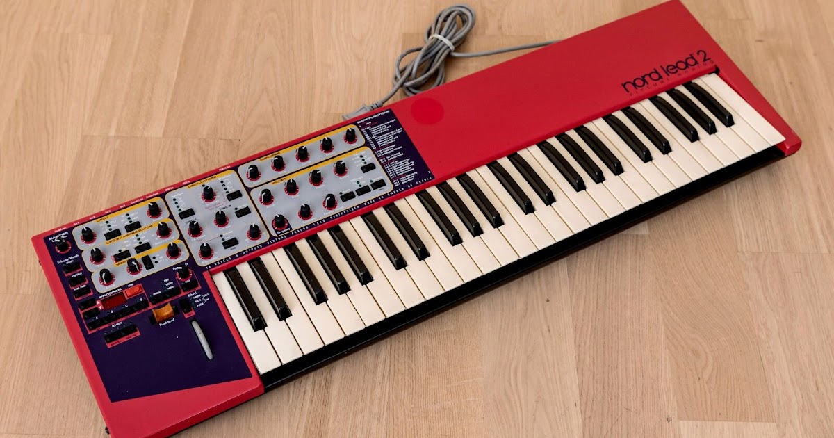 MATRIXSYNTH: Clavia Nord Lead 2 Virtual Analog Synthesizer SN NA7705