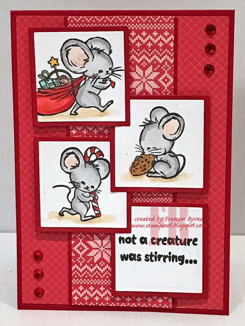 StampOwl's Studio: Not A Creature Was Stirring ....