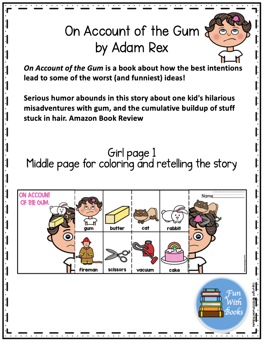 ON ACCOUNT OF THE GUM BOOK CRAFT ~ Book Units by Lynn