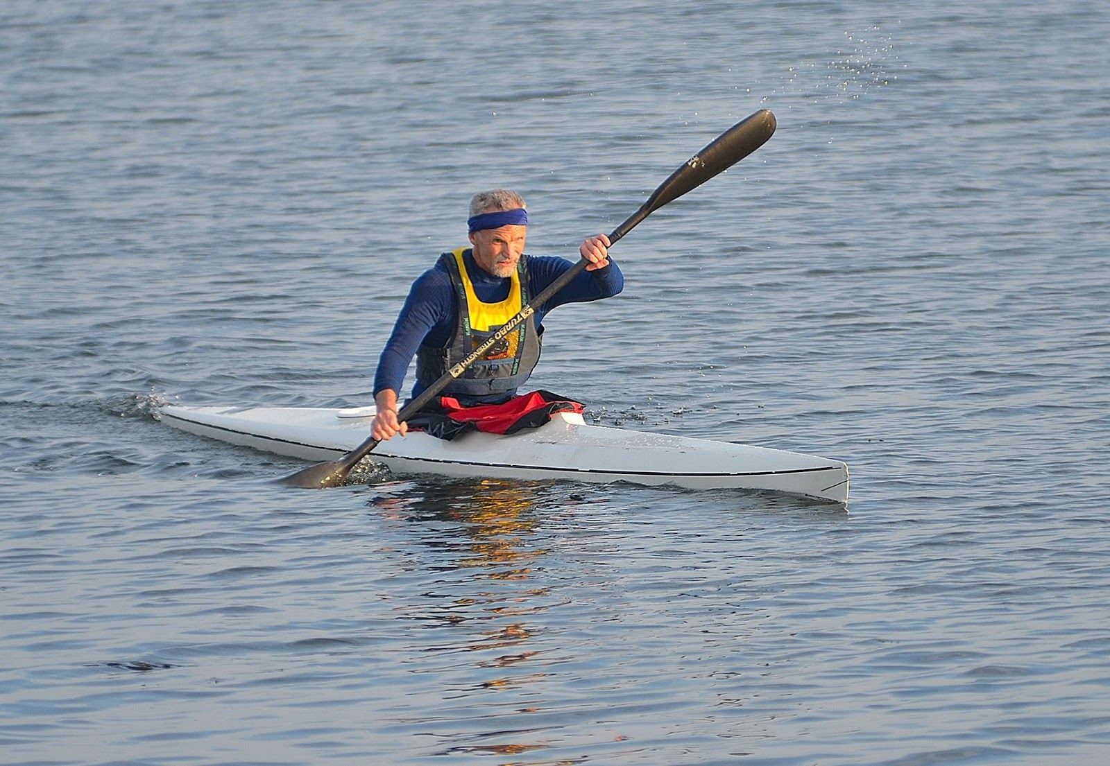 The Things I Enjoy: A canoeist in the Sound