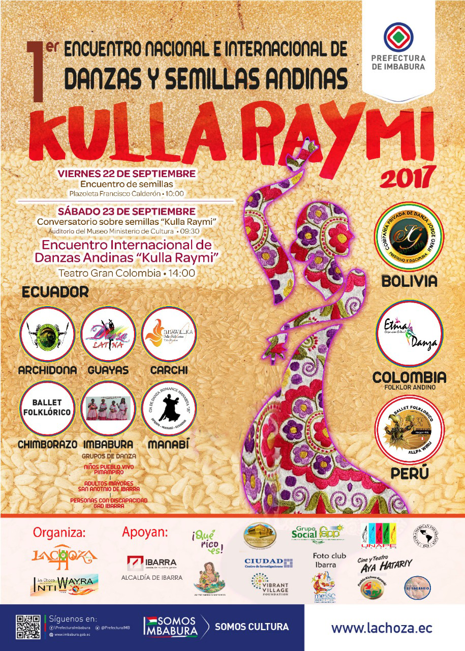 Primer encuentro de danza y semillas andinas Kulla Raymi 2017 - La Choza
