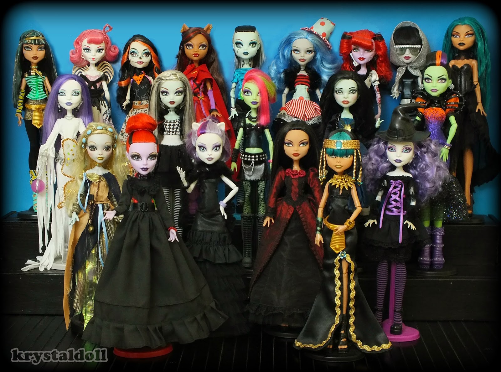 Les poupées de Krystal: Mes Monster High : photos de groupe