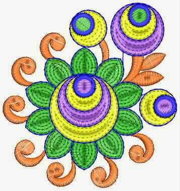 EmbDesignTube: Sharp Color Patch Designs For Women Dresses