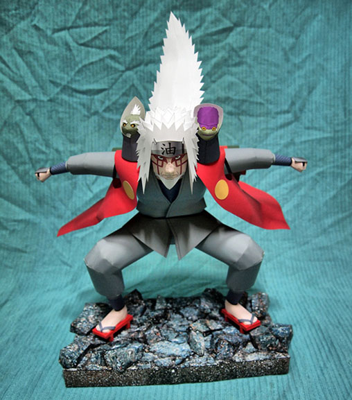 Naruto: Jiraiya Sage Mode Paper Model | Paperized Crafts