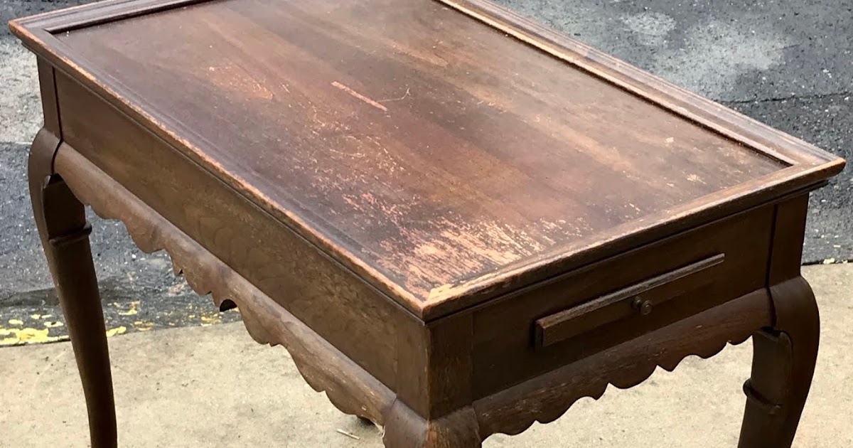 Uhuru Furniture & Collectibles: Hardwood Side Table with Pull-out Tray ...