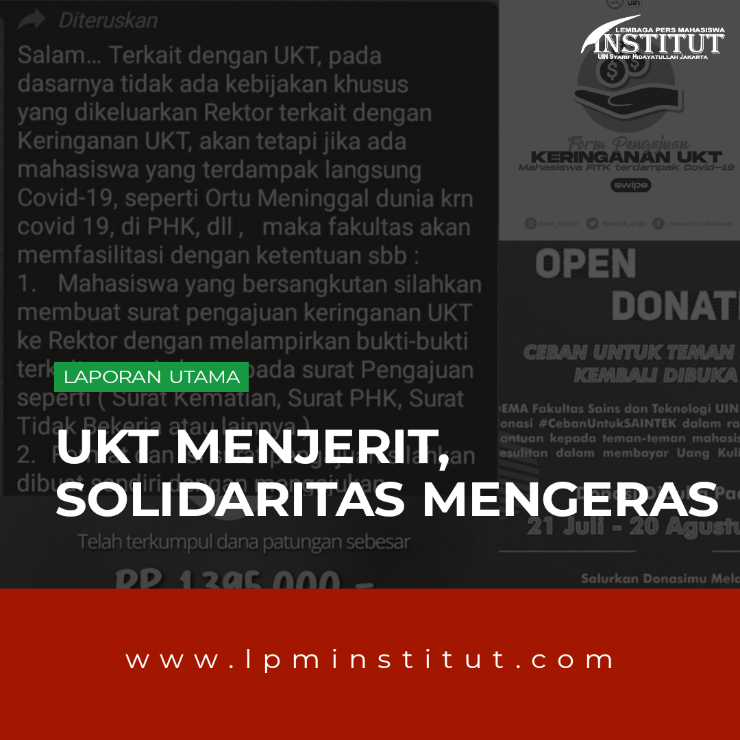 UKT Menjerit, Solidaritas Mengeras - LPM INSTITUT