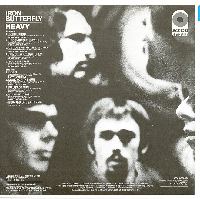 Classic Rock Covers Database: Iron Butterfly - Heavy (1968)