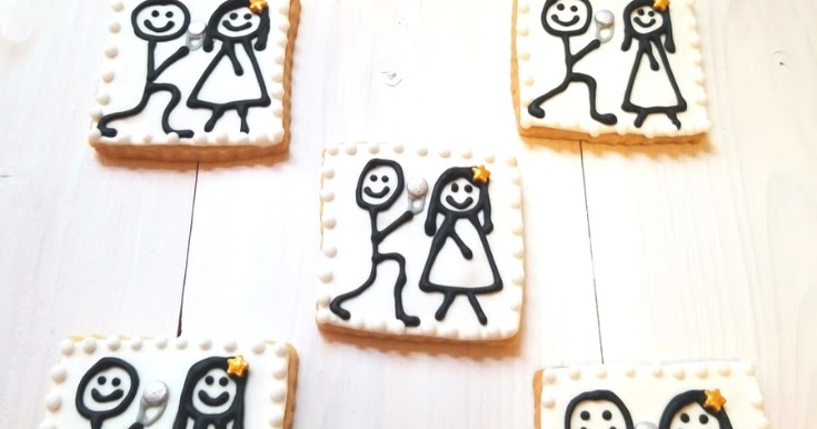 Two Frys: Engagement Stick Figure Cookies