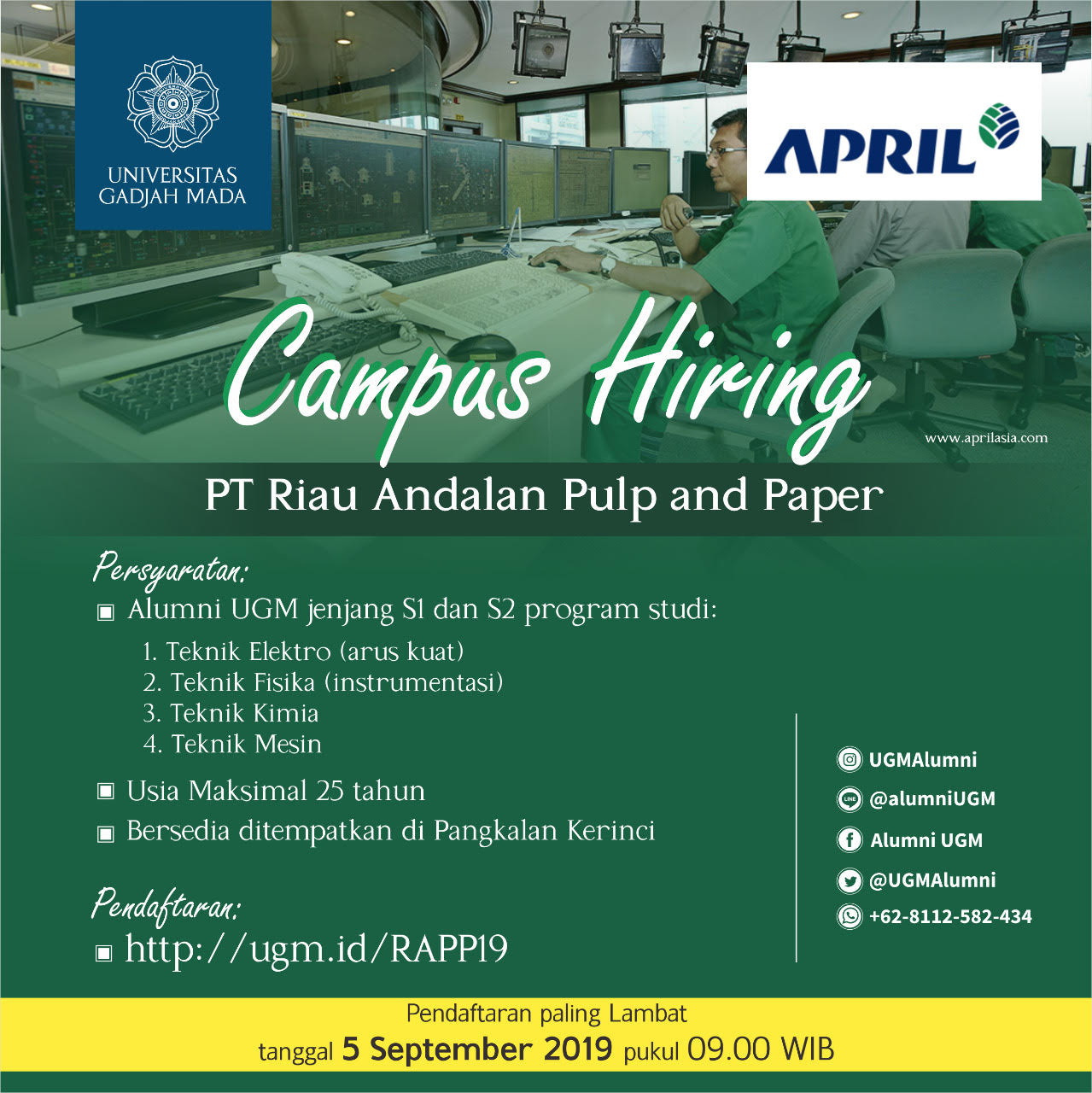 Seleksi PT Riau Andalan Pulp and Paper - Engineering Development ...