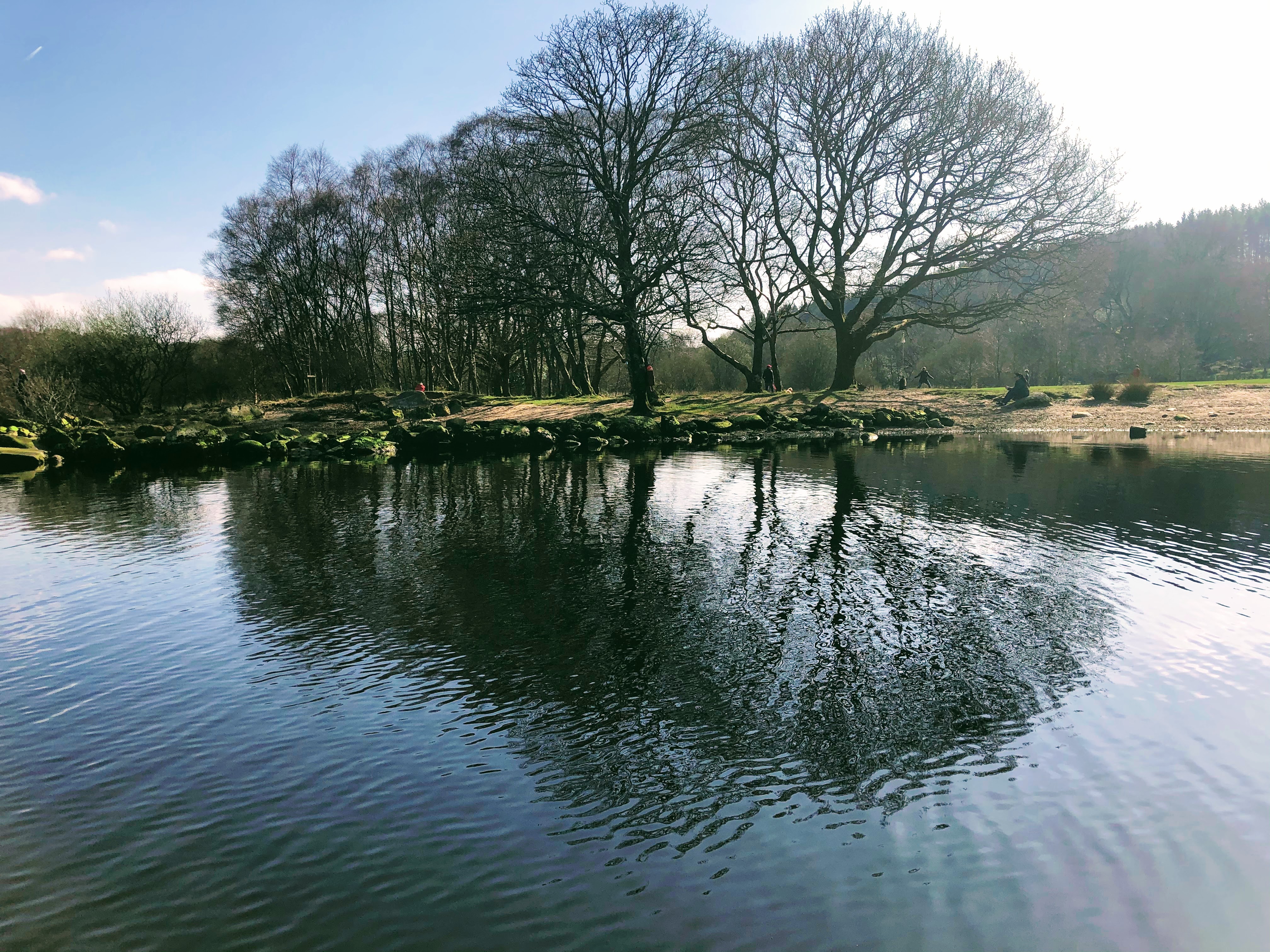 Lough Dan - Luggala (595m) and Knocknacloghoge (534m).