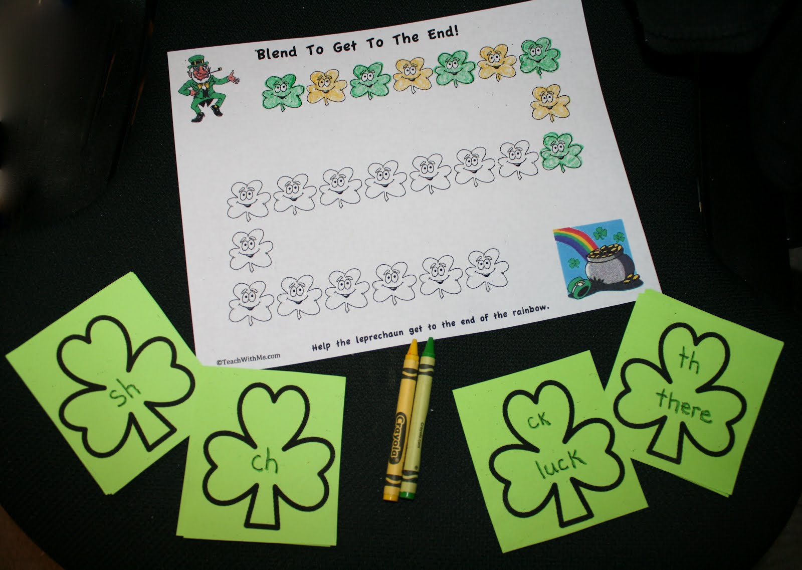 Classroom Freebies Too: PK-2: Shamrock Blend Game